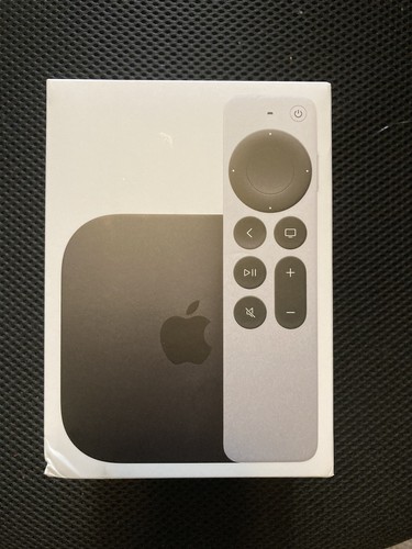 NEW! Apple TV 4K 3rd Gen Wi-Fi Ethernet 128GB Media Streamer. Box ...
