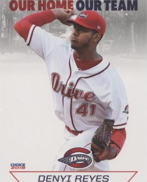 2018 Choice Greenville Drive - Denyi Reyes #21 (RC) for sale online | eBay