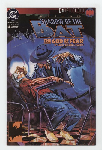 Batman Shadow Of The Bat 16 DC 1993 NM Signed Alan Grant Scarecrow ...