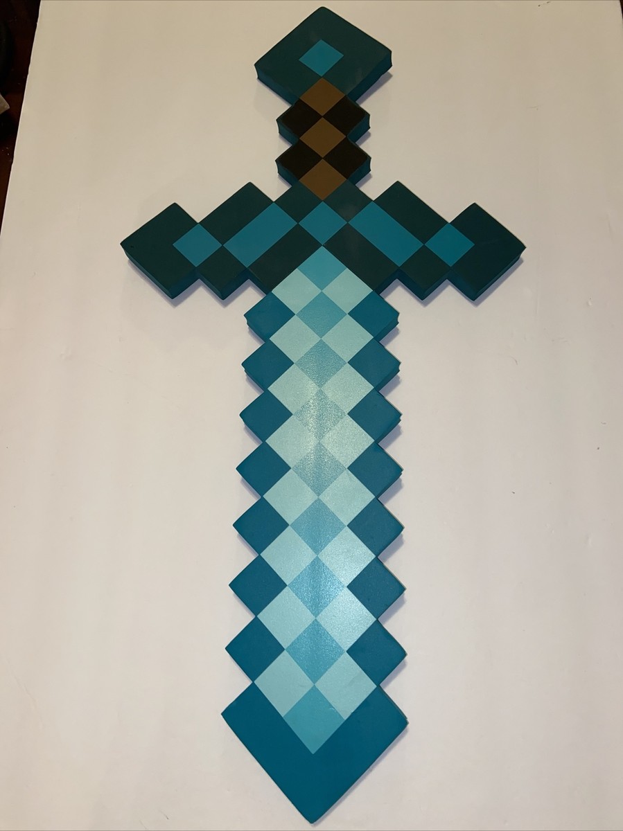 Minecraft Diamond Sword Cake