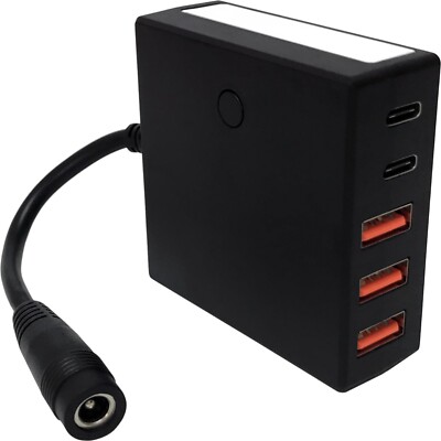 12V 24V to USB 5V Step Down Converter Power Adapter, 12 Volt USB C ...