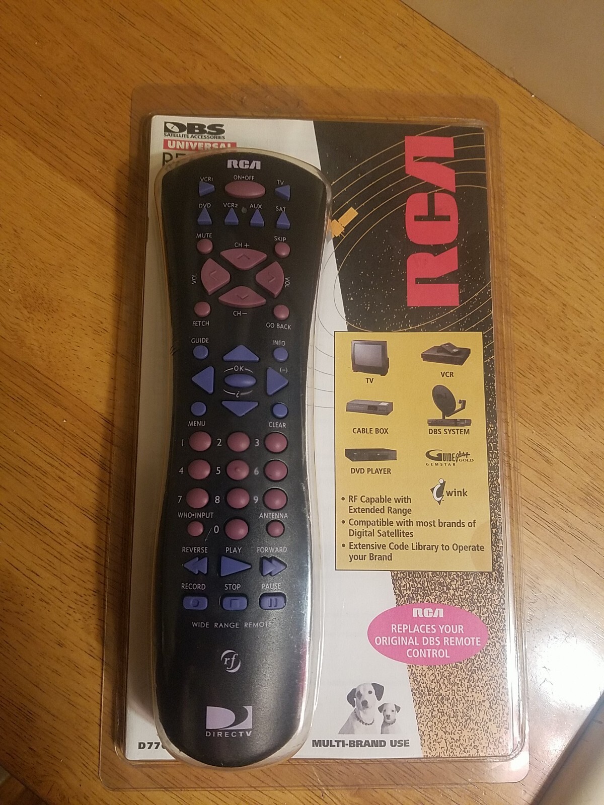 RCA Universal Remote Control D770 DBS Satellite multi-brand use NEW ...