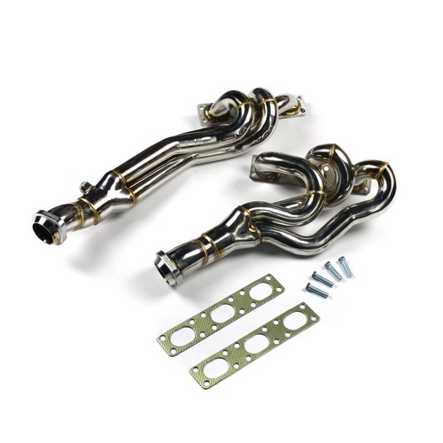 QK For BMW E46 Sport Manifolds M52/M54 Left Hand Shorty Exhaust Headers ...