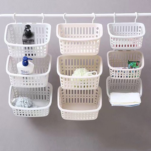 Hanging Shower Toiletry Bath Kitchen Baskets Organizer Dorm Tote Hooks ...