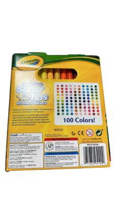 Crayola Supertips Markers 100 Pack