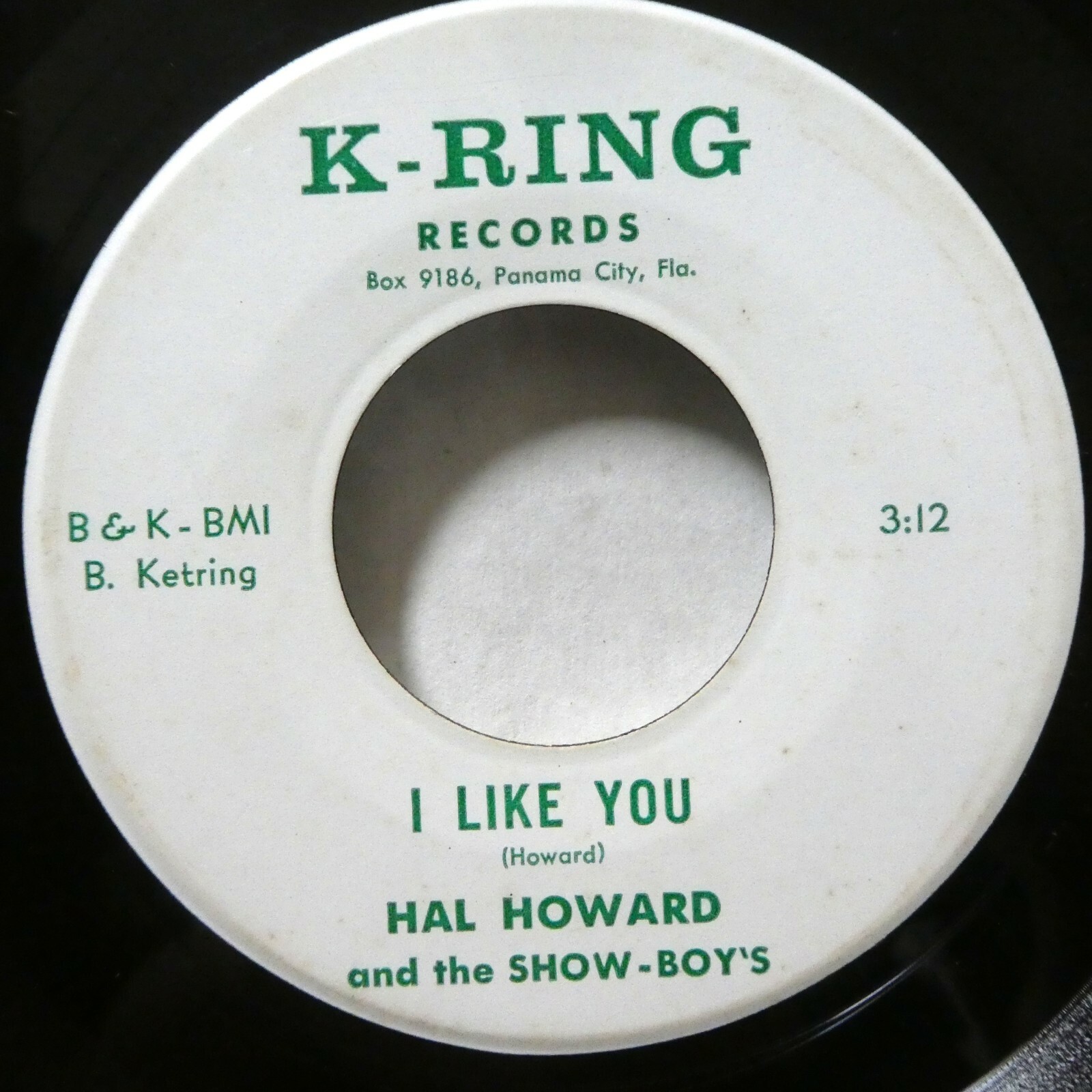 Hal Howard Show Garçons 45 Équitable My Heart K-Ring VG Pays Rockabilly ...