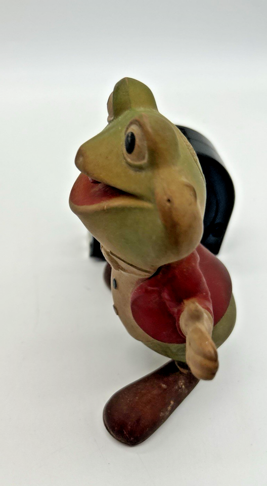 Vintage 1948 Rempel Froggy the Gremlin Rubber Squeeze Toy Frog 5" Works ...