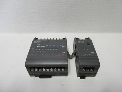 KEYENCE KZ-24T USED I/O MODULE WITH KZ-8EYT EXPANSION MODULE KZ24T ...