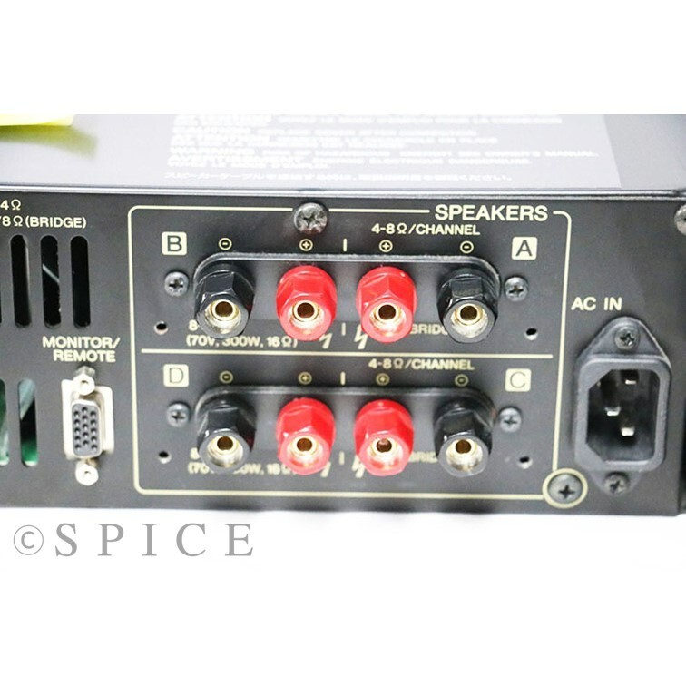 YAMAHA YAMAHA Power Amplifier XM4080 4-channel high-power amplifier ...