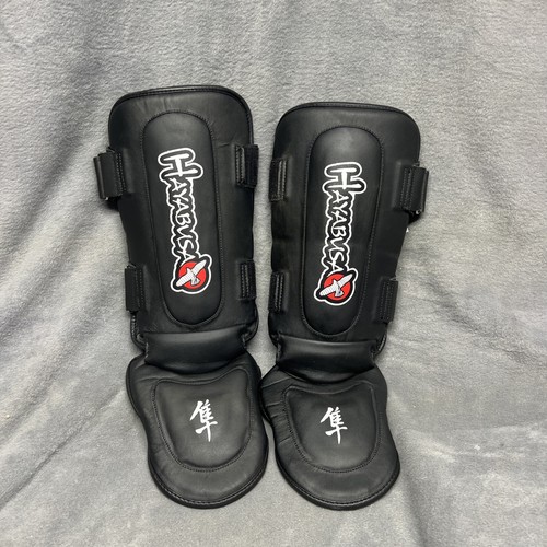 Sz Medium Hayabusa Shin Guards Greaves Martial Arts MMA Muay Thai Kick ...