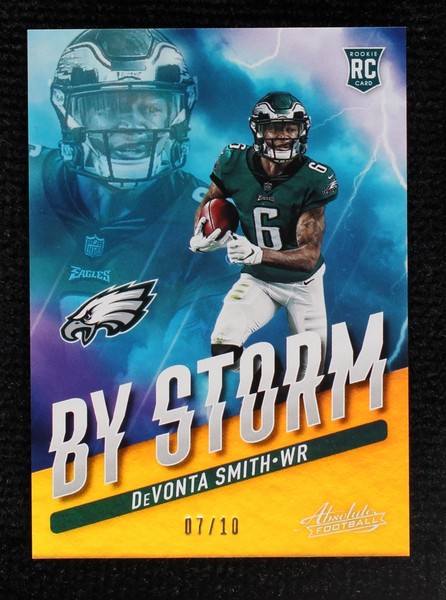 2021 Panini Absolute - By Storm Spectrum Gold #BST-7 Devonta Smith /10 ...