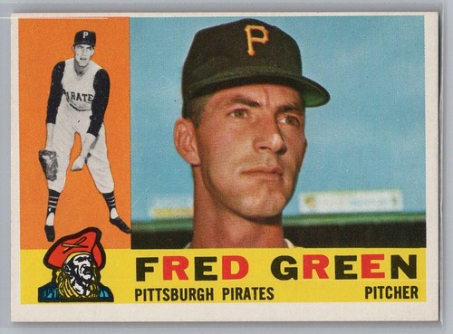 1960 Topps - Fred Green #272 (RC) EX | eBay