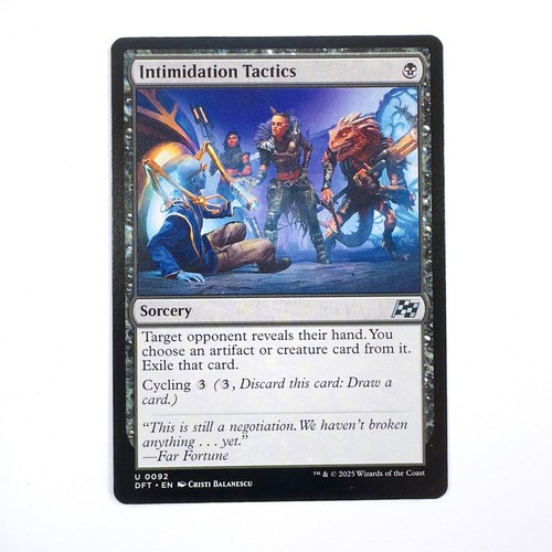 Intimidation Tactics 92 - MTG - Aetherdrift - NM | eBay