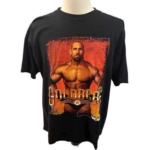 Vintage WCW Goldberg Wrestling T-Shirt Black XL | eBay