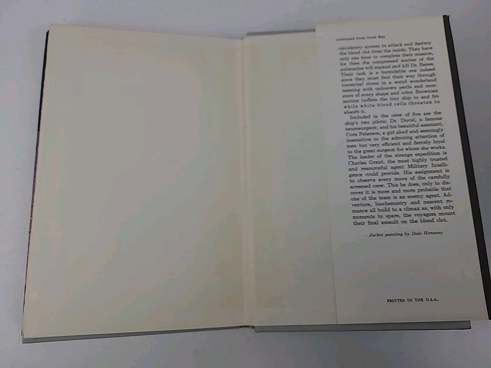FANTASTIC VOYAGE Isaac Asimov 1966 BCE Book Club Edition, Hardcover ...