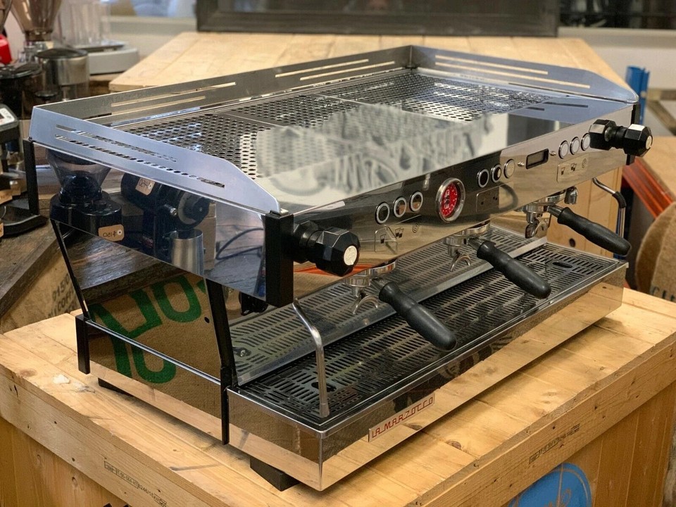 LA MARZOCCO LINEA PB 3 GROUP STAINLESS ESPRESSO COFFEE MACHINE ...