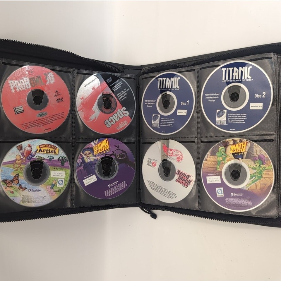 Vintage PC Games Lot of 42 Computer Software CD-ROM w/ Case | eBay