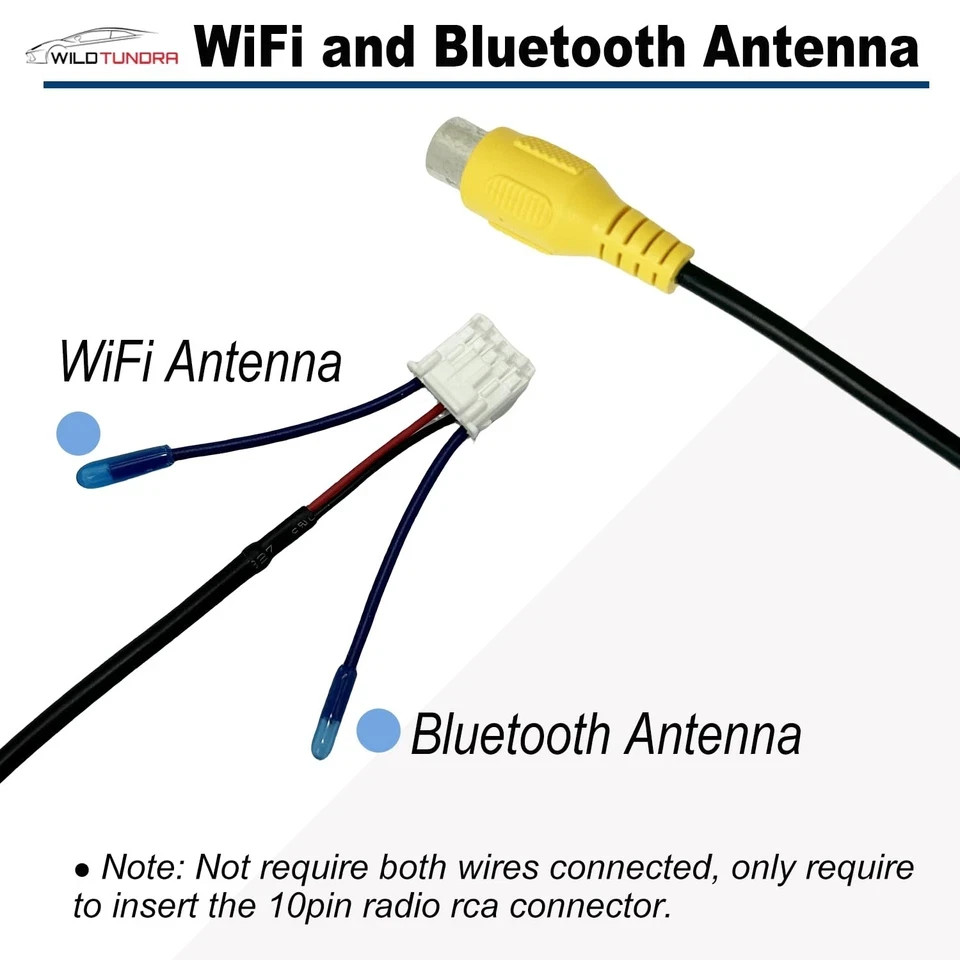 10 Pin Backup Camera Harness Adapter for Android Car Stereo RCA Wiring ...