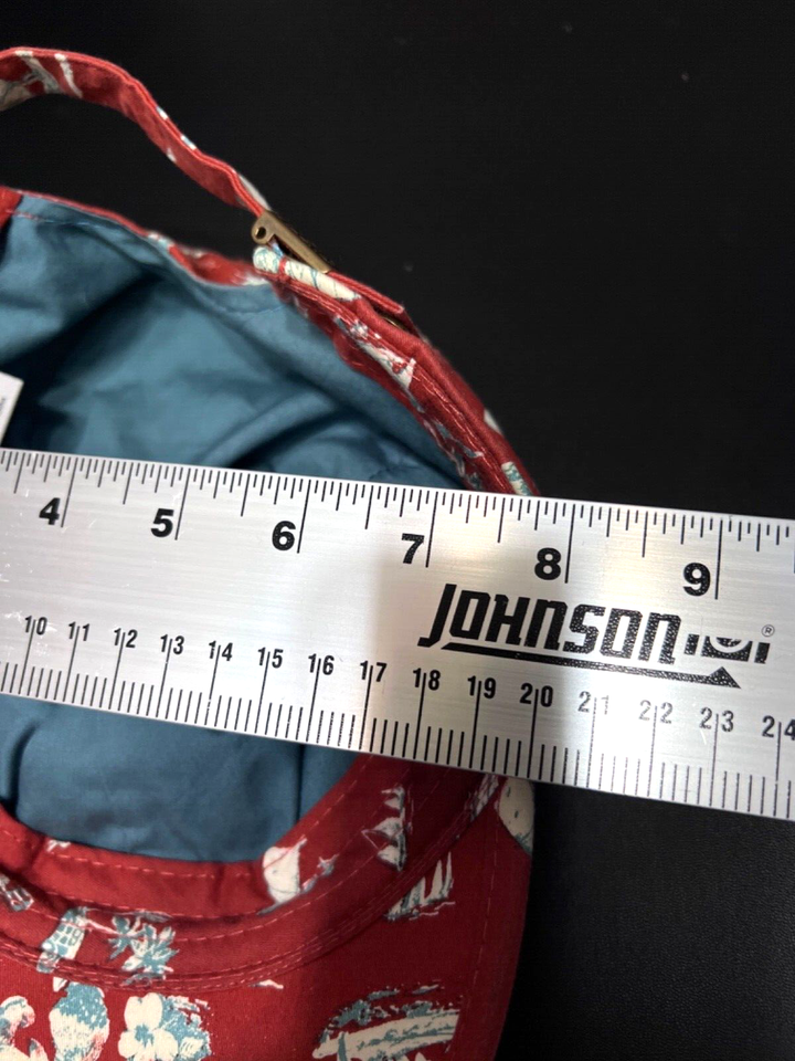 Dooser Unisex MAO CAP Dark Orange Teal Blue Adjustable Back Austrailia ...