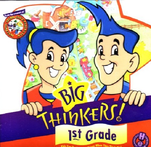Big Thinkers 1st Grade Pc Mac New Cd Rom & Booklet XP Math Reading ...