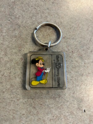 Vintage Walt Disney World Acrylic Mickey Mouse Key Chain | eBay
