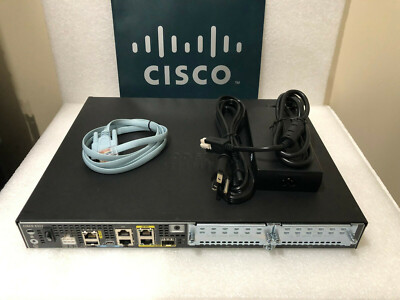 CISCO ISR4321-SEC/K9 Gigabit Security Router ISR4321 NO FACEPLATE w/POWER ADPTR | eBay