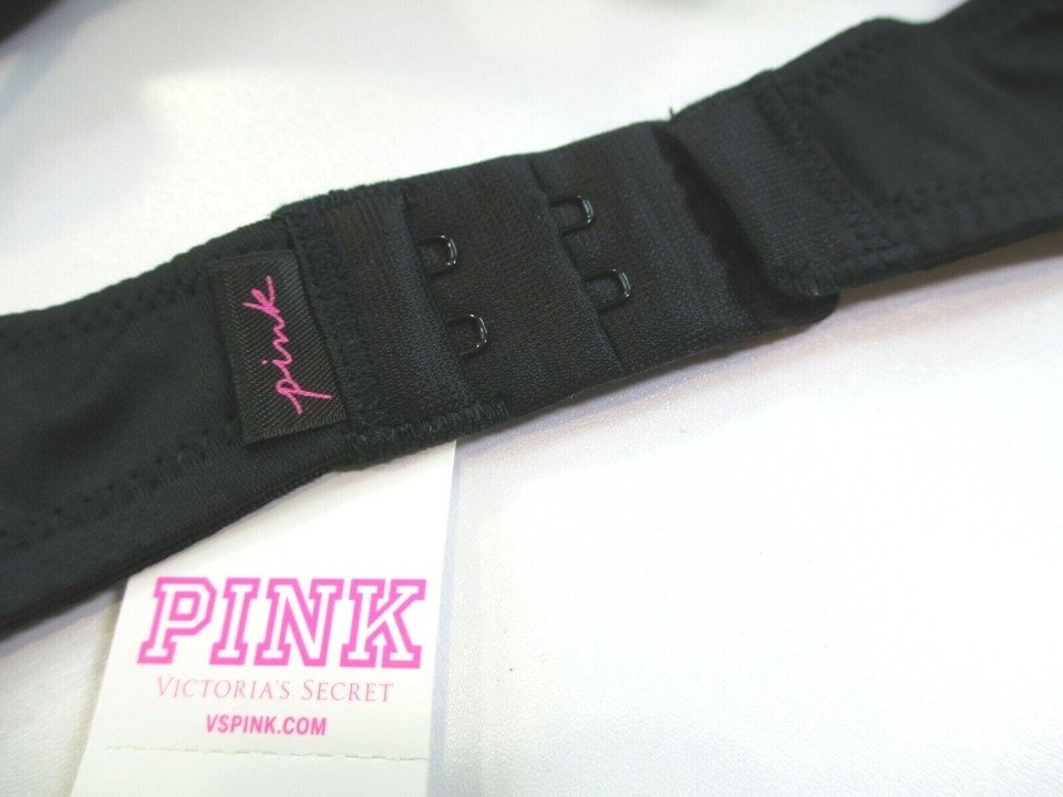 VICTORIA'S SECRET PINK Super Push-Up Bra VS Black 36B 38C 38D 38DD 40B ...