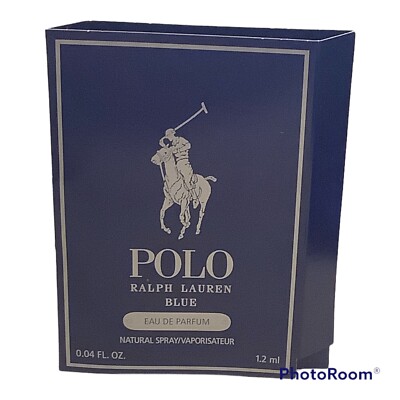 Ralph Lauren POLO BLUE Parfum Men Cologne 1.2ML .04oz SAMPLE Spray New ...