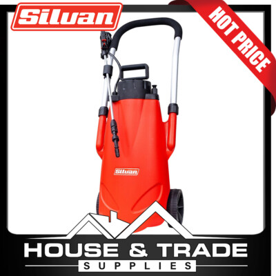 Silvan Sprayer Trolley 13L With Telescopic Spray Gun Heavy Duty Wand ...