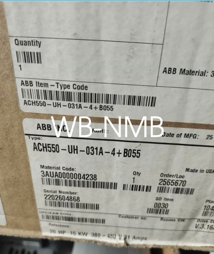 ACH550-UH-031A-4+B055 ABB Inverter Brand New FedEx or DHL | eBay