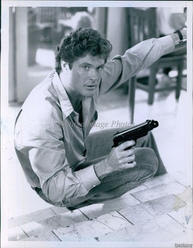1991 David Hasselhoff As Michael Knight In Knight Rider 2000 Actor 7X9 ...