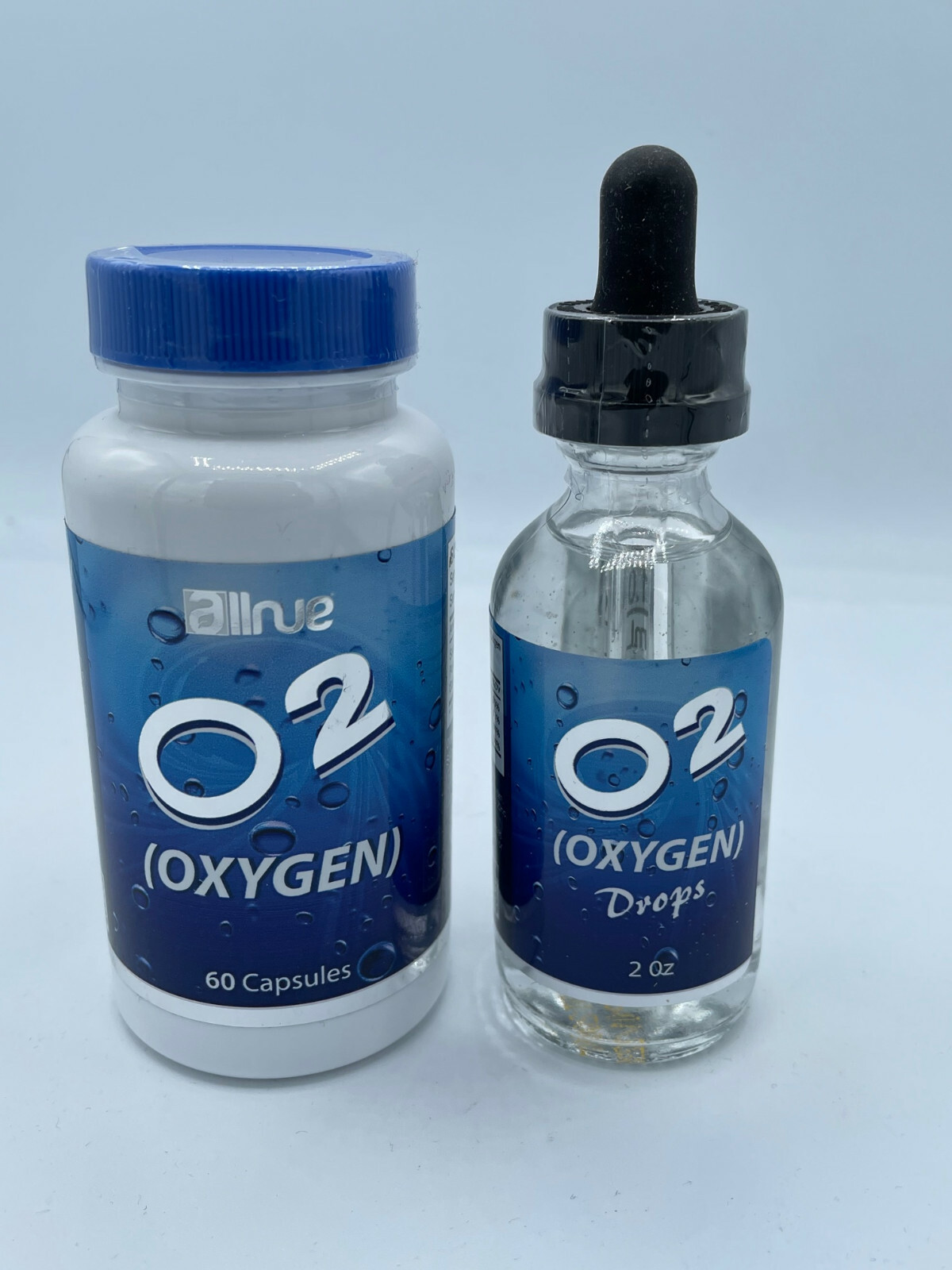 Kit Oxygen O2 capsules & drops promotes healthy oxygen levels oxigeno ...