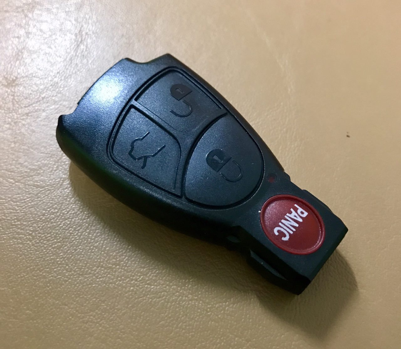 MERCEDES BENZ REMOTE KEYLESS FOB CASE WITH PANIC BUTTON & LOGO | eBay