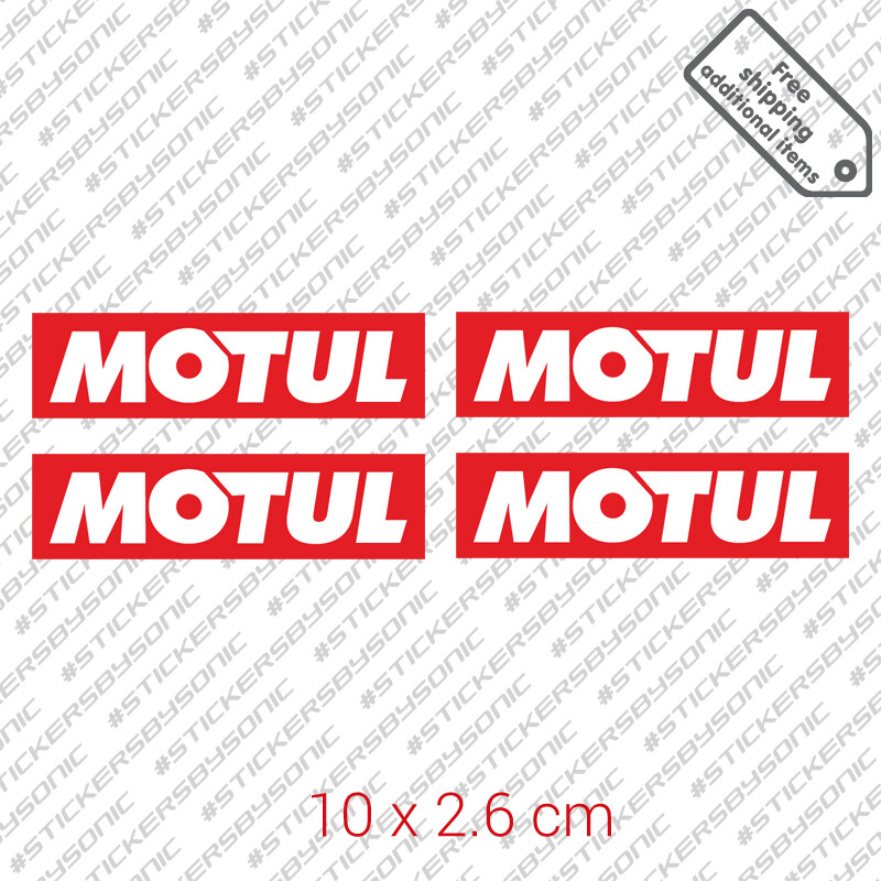 4x MOTUL Oils and lubricants sticker small | eBay