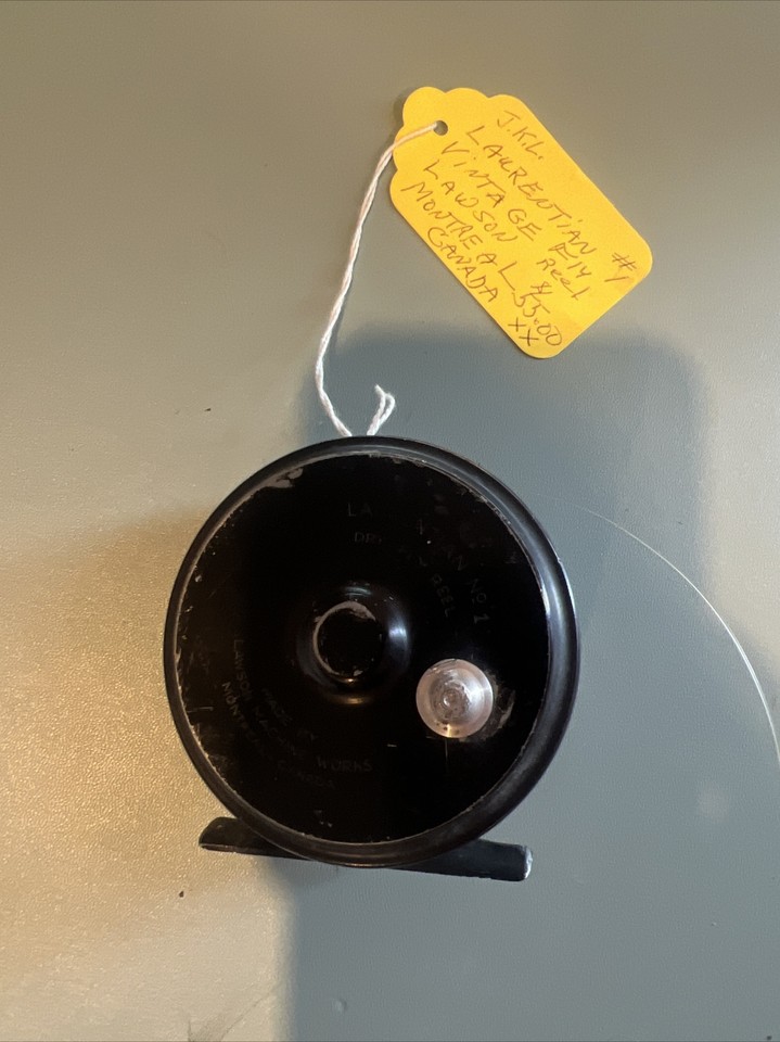 VINTAGE LAURENTIAN NO. 2 DRY FLY REEL LAWSON MACHINE WORKS CANADA FISH ...
