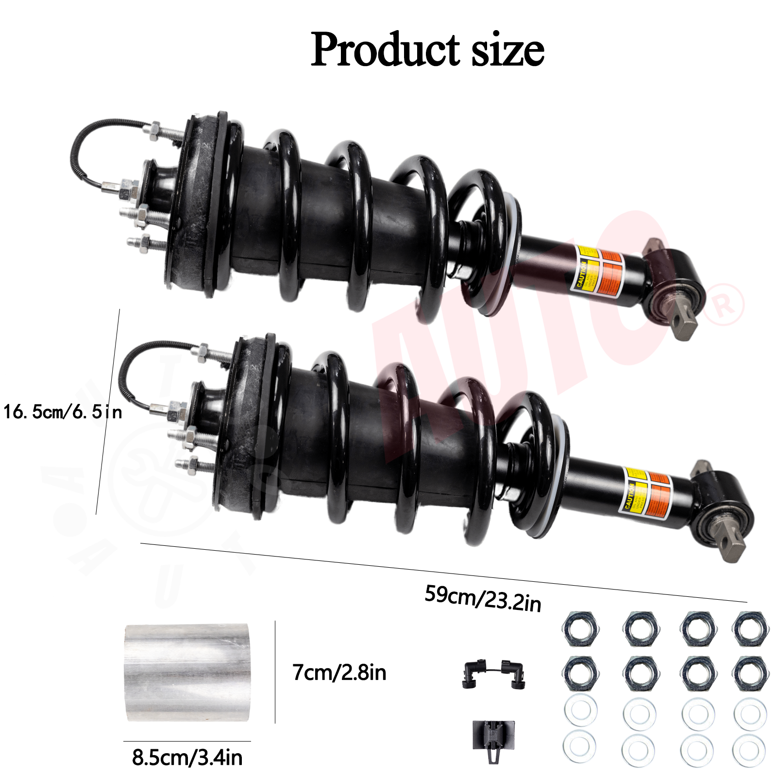 OEM 2Pcs Front Shock Absorber Strut Assys For 15-20 Chevrolet Tahoe ...