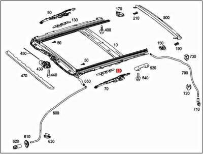 Genuine MERCEDES BBDC S204 S212 W204 W212 End stop 2047820186 | eBay