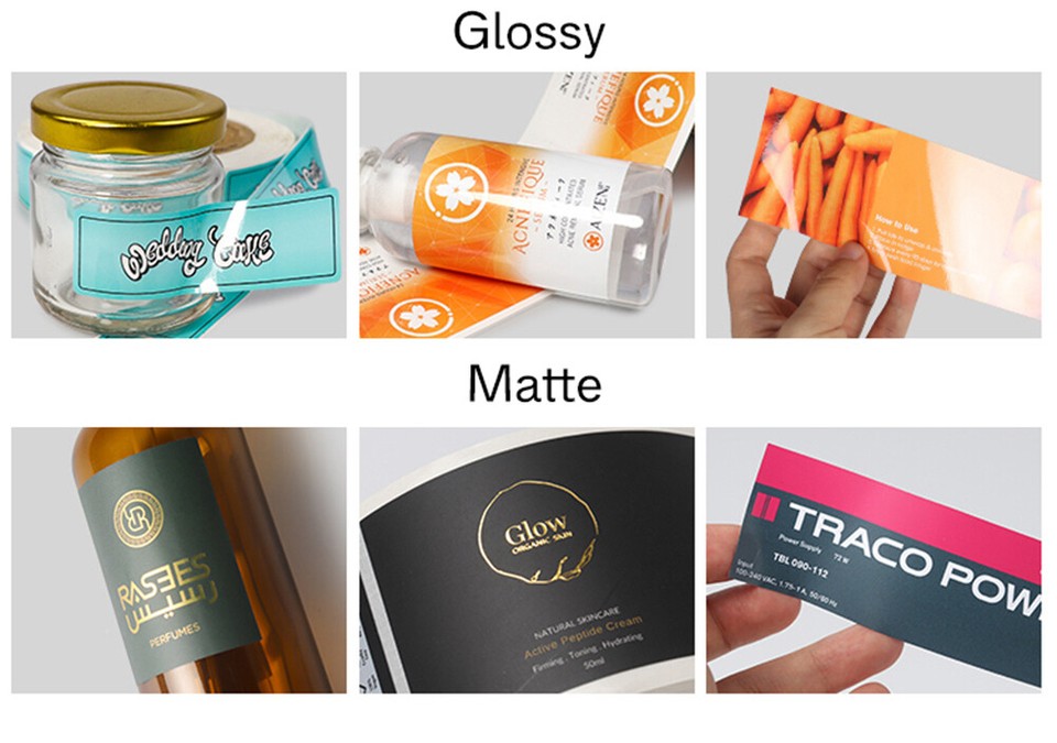 50/100/200/500 Custom Die Cut Gold Metallic Vinyl Stickers Personalized ...