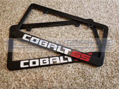 Chevrolet Cobalt SS License Plate Frame 2 colors - Pair | eBay