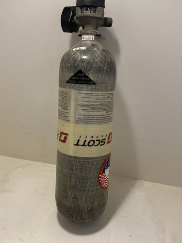 SCOTT SCBA AIR PACK 4500 PSI 30 MIN CARBON FIBER CYLINDER W/ NEW HYDRO ...