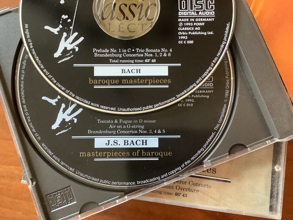 Classical CDs Choose From 100+ Titles Baroque and Classical Eras Bach ...