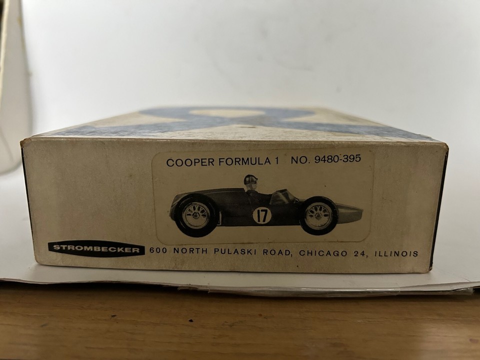 Strombecker Cooper Formula 1 (Green) 1/32 scale slot car with box | eBay