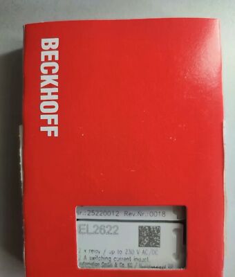 Beckhoff EL2622 New PLC Module EL 2622 via DHL or Fedex fast shipping ...