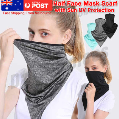 Half Face Mask Scarf Balaclava Motorcycle Cycling Neck Cover Sun UV ...