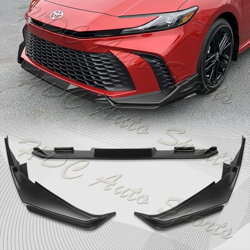 For 2025-2026 Toyota Camry SE XSE Matt Black Front Bumper Lip Spoiler ...