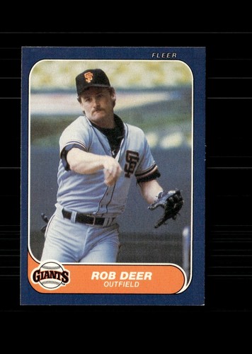 1986 Fleer - Rob Deer #538 | eBay