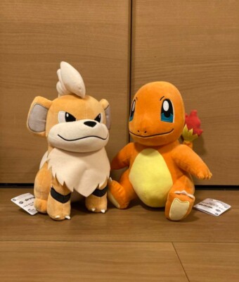 Pokemon Mofugutto Plush Toy Charmander Growlithe Set | eBay