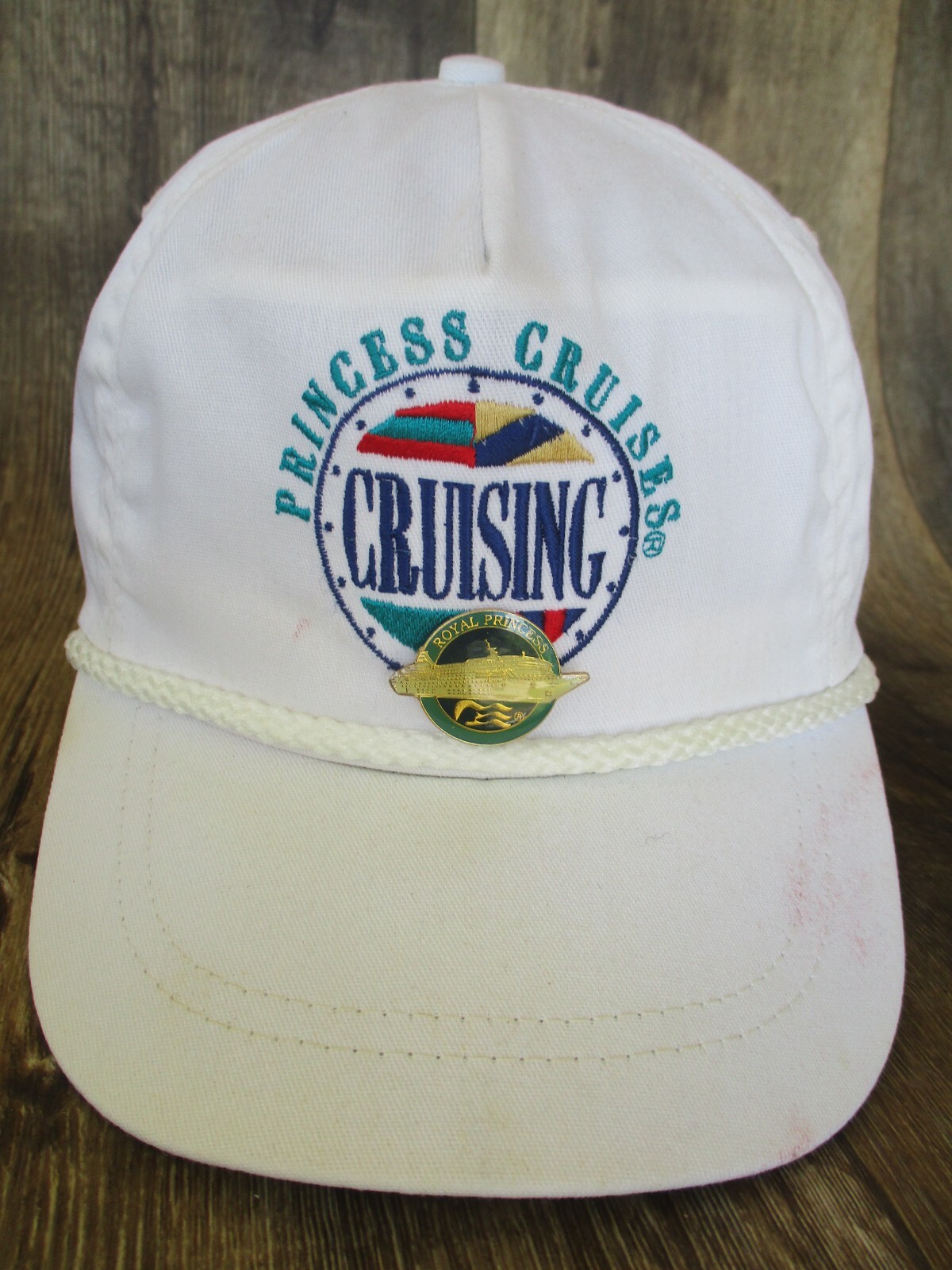 Princess Cruises Baseball Cap Hat Embroidered W/PIN L… - Gem