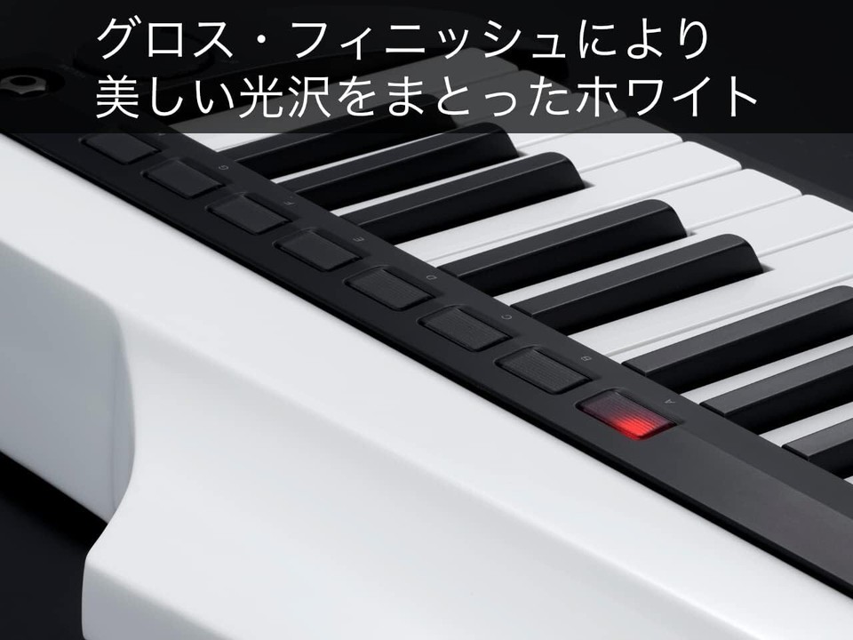 KORG RK-100S 2 WH 37-Key Gloss White Keytar Synthesizer Shoulder ...