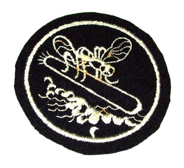 ORIGINAL LARGE CUT-EDGE EMBROIDERED WOOL WW2 NAVY PT BOAT 1st PATTERN ...